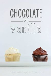 Chocolate VS Vanilla Cupcakes // Classic Chocolate Cupcake Recipe