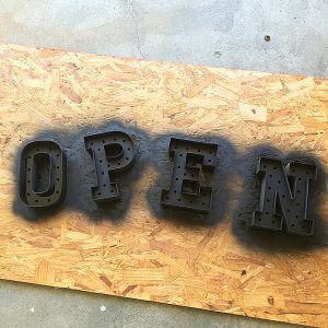 Kitchen Marquee Sign with Heidi Swapp