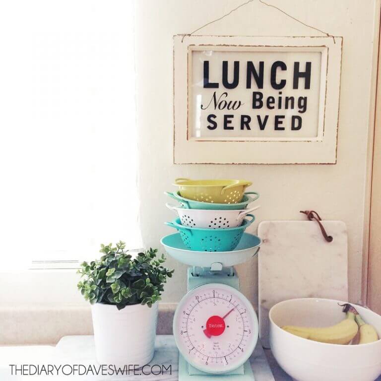 Kitchen Marquee Sign with Heidi Swapp