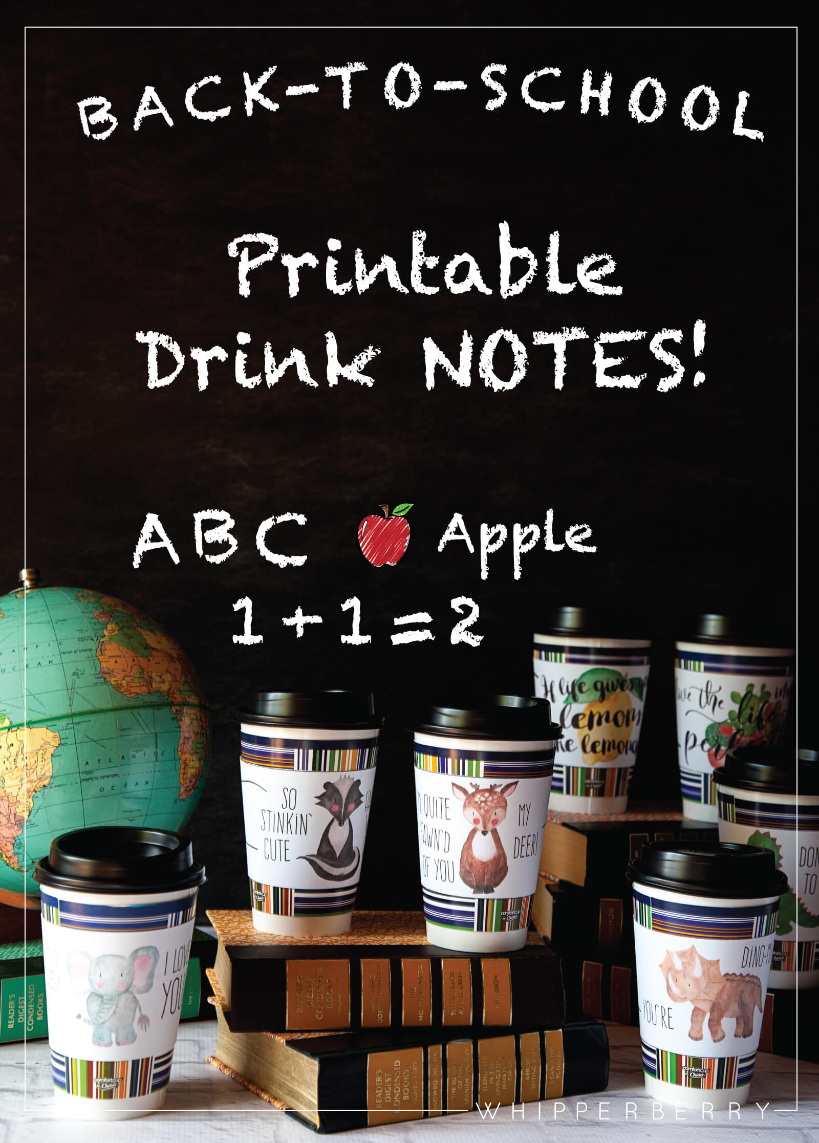 9 Great Printable Drink Notes for Back-To-School