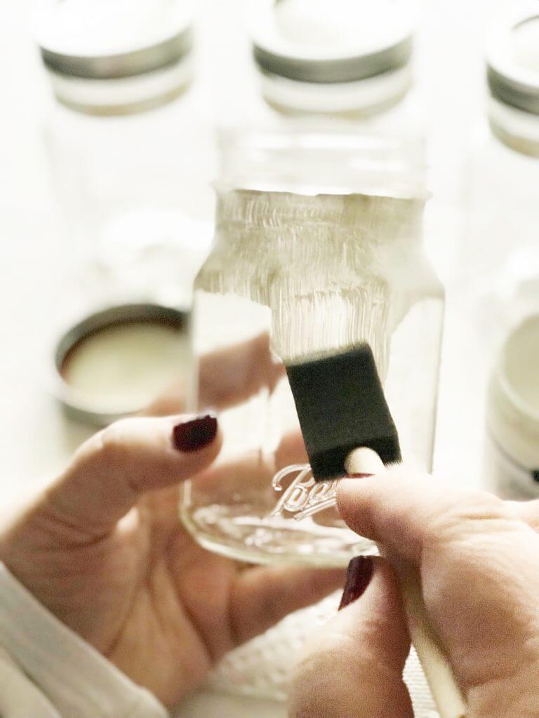 How to Paint Buffalo Check Jars Perfect for Gift Giving • WhipperBerry