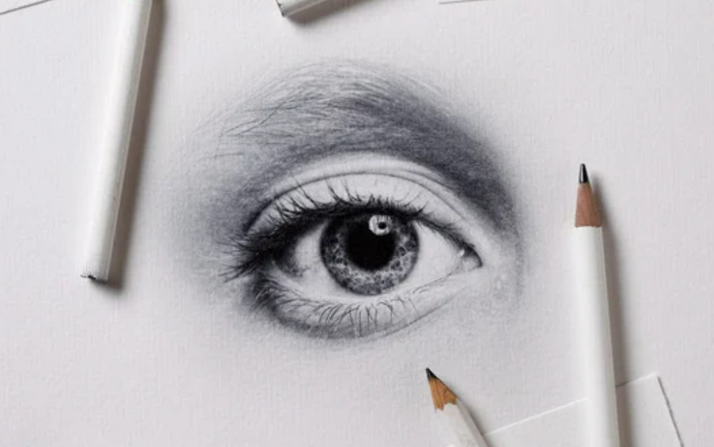 Easy Eye Drawing Tutorial with Simple Shapes