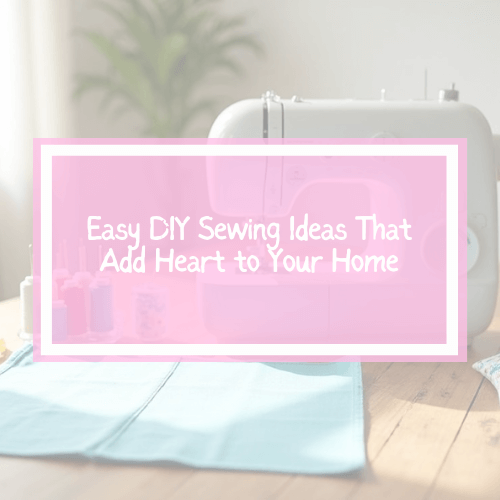 Easy DIY Sewing Ideas That Add Heart to Your Home
